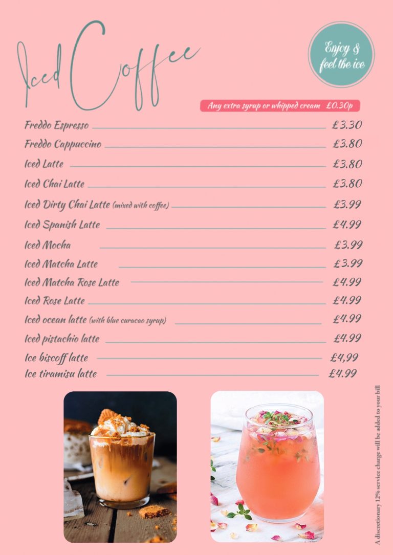 Menu - Dolci Cafe